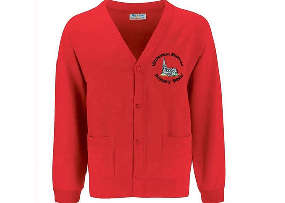 OEM Sleeve School Uniform Sweaters Cardigan Solid Plain Rib Trim Raglan