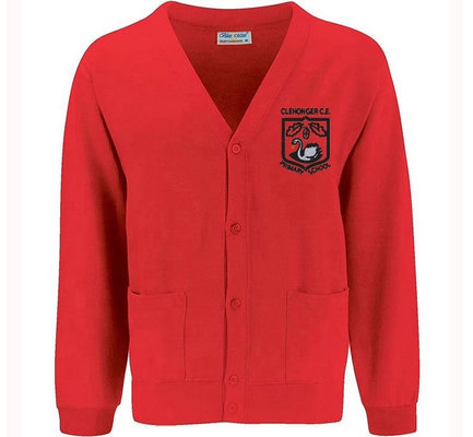 OEM Sleeve School Uniform Sweaters Cardigan Solid Plain Rib Trim Raglan