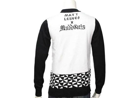 Striped Jumper Modern Mens Knit Sweater Winter Cotton Long Sleeve Anti - Wrinkle