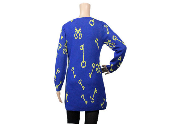 Female Spring And Autumn Shiny Lurex Womens Knit Sweater Long Sleeve Pullover