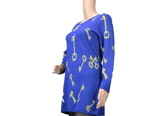 Female Spring And Autumn Shiny Lurex Womens Knit Sweater Long Sleeve Pullover