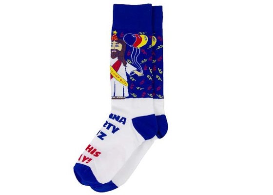 Cartoon Jacquard Pattern Warm Winter Accessories Funny Custom Ugly Christmas Socks