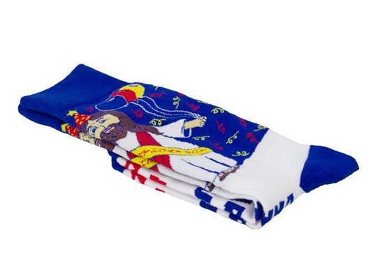 Cartoon Jacquard Pattern Warm Winter Accessories Funny Custom Ugly Christmas Socks