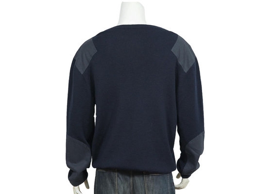 Winter Polyester 7 Gauge Thick Mens Military Style Sweater With Full Sleeve