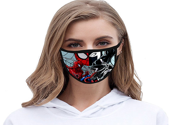 3D European Print Pattern Cloth Washable Face Mask Resuable Unisex Funny