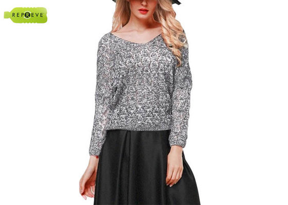 V Neck Outdoor Casual Pullover Sustainable Knitwear
