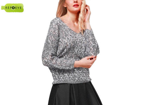 V Neck Outdoor Casual Pullover Sustainable Knitwear