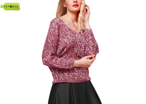 V Neck Outdoor Casual Pullover Sustainable Knitwear
