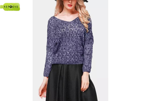 V Neck Outdoor Casual Pullover Sustainable Knitwear
