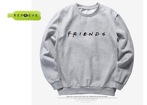 Crew Neck Long Sleeve Lady Sustainable Hoodie