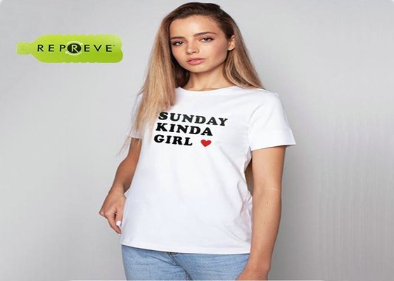 Short Sleeve Printed Water Soluble Sustainable Tee
