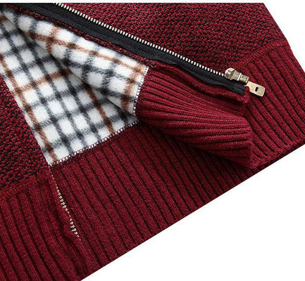OEM Long Sleeve Cardigan Zipper Cozy Knit Sweater