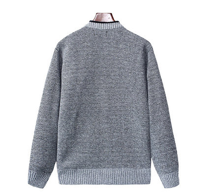 Knitted Mens V Neck Shawl Collar Cardigan Jumper