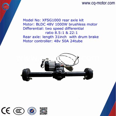 e tricycle complete kit e- rickshaw parts/ axle/ controller/head light/ rim/ / throttle