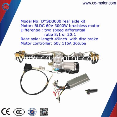>800W Power and 48~60v Voltage 850w/1000w Electric Rickshaw Open Body Type  motor kit