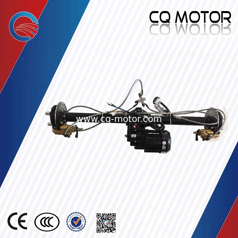 2speed split differential rear axle with gear lever disc brake motor kit