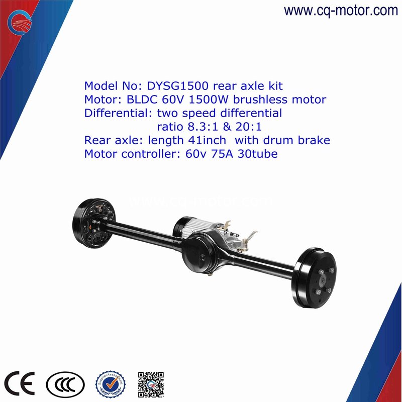>800W Power and 48~60v Voltage 850w/1000w Electric Rickshaw Open Body Type  motor kit