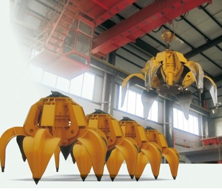 Hydraulic orange peel grab bucket manufacturer