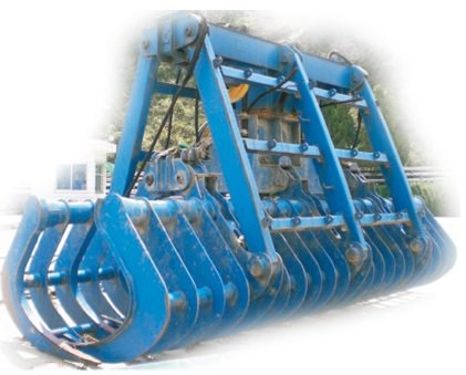 Rope Type Rack Cleaner Rectangular Grab Bucket with CE certificate