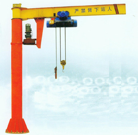 Electric Driven KS Electric Jib Crane For Sale In Workshop