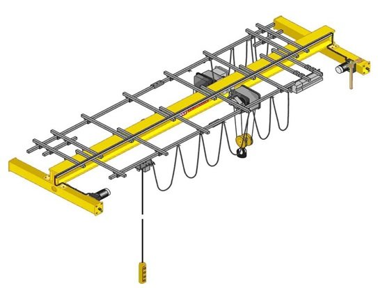 Europe type single beam bridge crane 3 ton