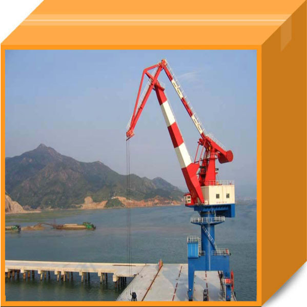 Four link type portal crane for container with extensive use