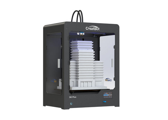 High Precision Dual Extrusion Head 3d Printer Head Black Color 400*300*520mm
