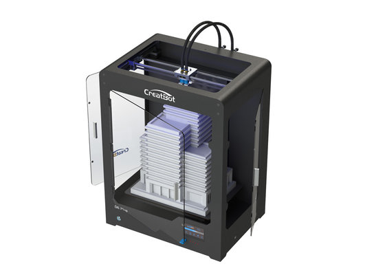 High Precision Dual Extrusion Head 3d Printer Head Black Color 400*300*520mm