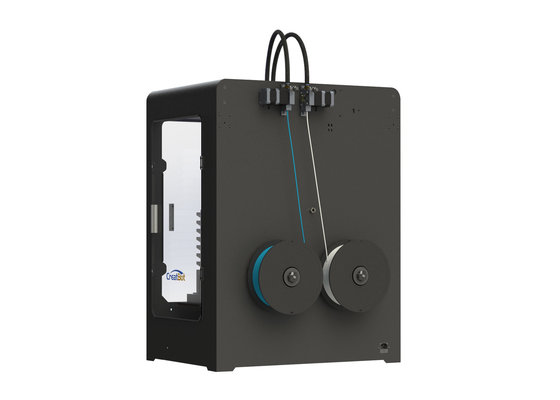 High Precision Dual Extrusion Head 3d Printer Head Black Color 400*300*520mm