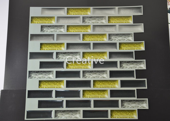 Peel And Stick Adhesive 3D Gel Wall Tiles Epoxy Kitchen Mosaic Wall Tiles