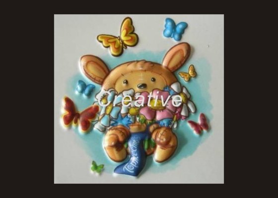 Gold Stamp Embossed Foil Labels Adhehesive Customized Children