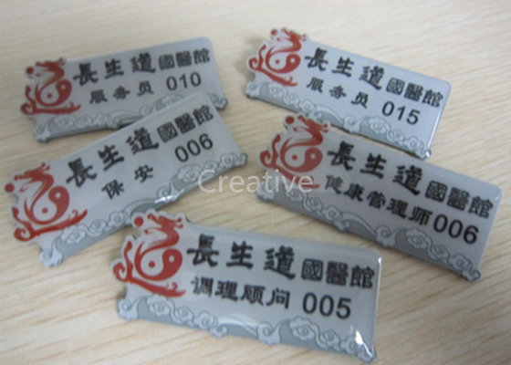 Custom Staff And Employee Magnetic Name Badges With Pin Fastener