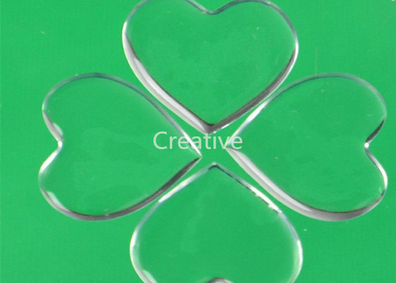 1" Heart Clear Epoxy Stickers Epoxy Bottle Cap Stickers 25.4mm Size