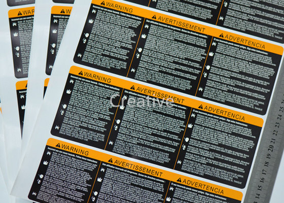 Waterproof Eco - Friendly Scratch Off Printable Sticker Labels PET / PVC / PE / Art Paper
