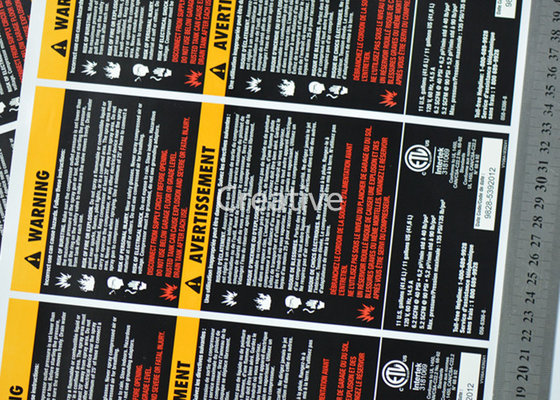 Waterproof Eco - Friendly Scratch Off Printable Sticker Labels PET / PVC / PE / Art Paper