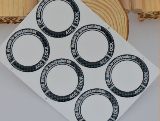 Glow In Dark PU Polyurethane Domed Labels Waterproof Domed Decals
