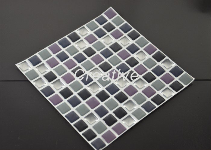 Customized 3D Mosaic Dome Self Adhesive Gel Wall Tiles For For Kitchen Backsplash