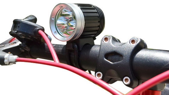 China Long Distance High Power Cycle Lights , Remote Control Wide Beam Bike Light  supplier