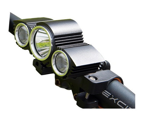 China Far Close Range Bike Front Light Water Resistant , Powerful Bright Led Bike Lights  supplier