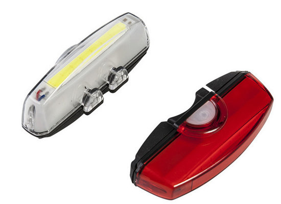 China Flashing COB 80LM Usb Rechargeable Rear Bike Lights With Different Colour supplier