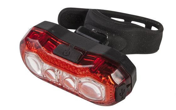 China 50% Chasing Rechargeable Rear Bike Lights 4 - 5H Charging Time 70LM Lumens supplier