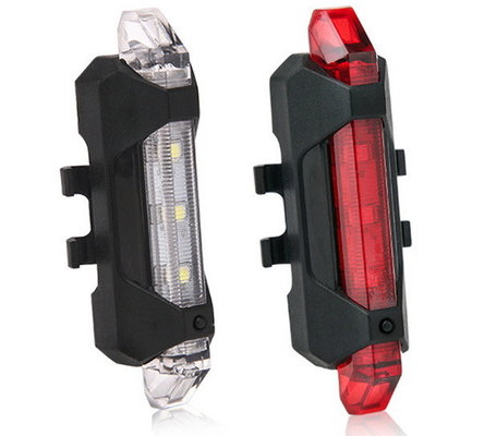 China Constant Bicycle Rear Light Rechargeable , 3.7v Road Bike Night Lights supplier