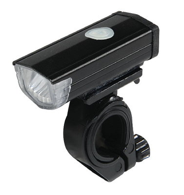 China ABS / Aluminium Rechargeable Front Bike Light 3 - 4 Hours Charging Time supplier