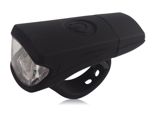 China Low Power Small Front Bike Light , 750mah Rechargeable Mountain Bike Lights supplier