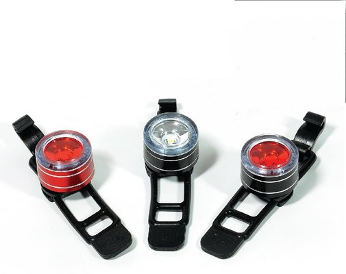 China Aluminium Bicycle Cree LED Bike Light Steady Flash 30 Lumens Easy To Use supplier
