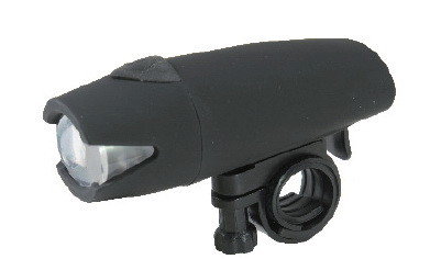 China Aluminum Frame 1W Portable Bike Lights , Front Led Lights For A Bike Riding supplier