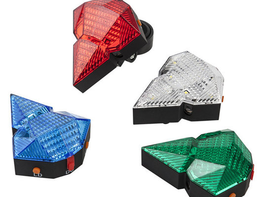 China 9 LED 2 Laser Battery Powered Led Tail Lights Multi Colour CE / ROHS Certificated supplier
