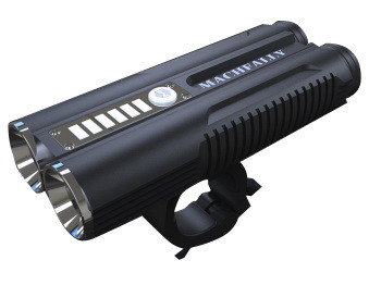China USB Rechargeable Bicycle LED Safety Lights 2 CREE MXL2 Model For Front 1000LM Lumens supplier