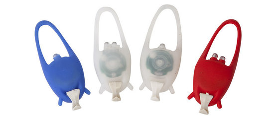 China Night Riding Silicone LED Bike Lights 2 White / Red LED CE / ROHS Certificated supplier