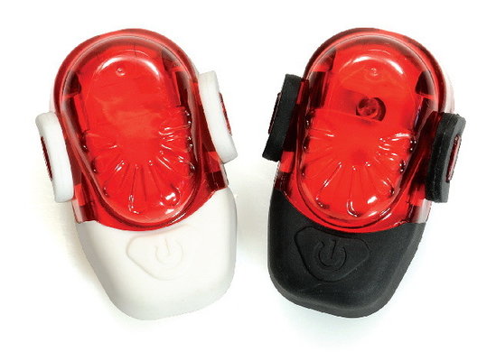 China Red Flashing Silicone LED Bike Lights Hard Surface Super Bright For Adult Sports supplier